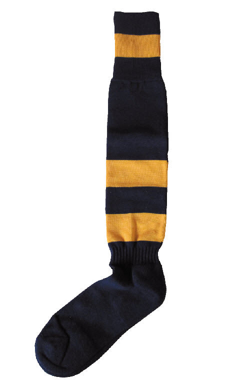 SWA Black/Amber Hooped Socks – Total Clothing