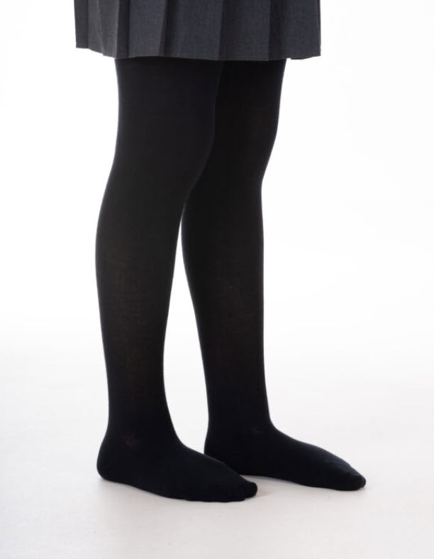 Pex 2 Pair Pack Cotton Rich Tights Black – Total Clothing